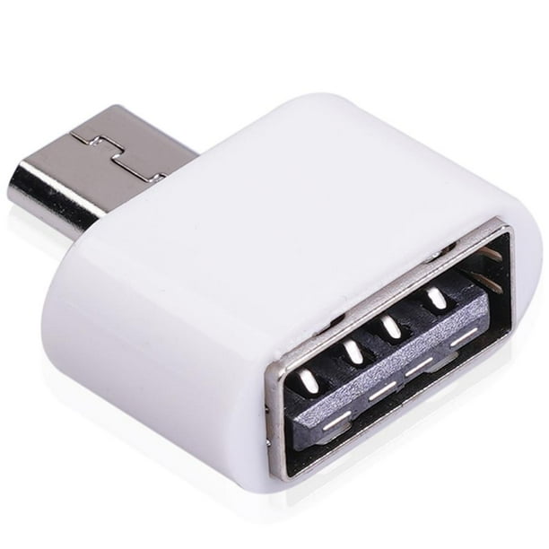 Adaptador de cable micro USB 2.0 a convertidor OTG para mouse ( ) Blanco 1pc | Walmart en línea