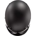 LS2 Helmets Bagger Fiberglass Motorcycle Half Helmet - Matte Black 568 ...