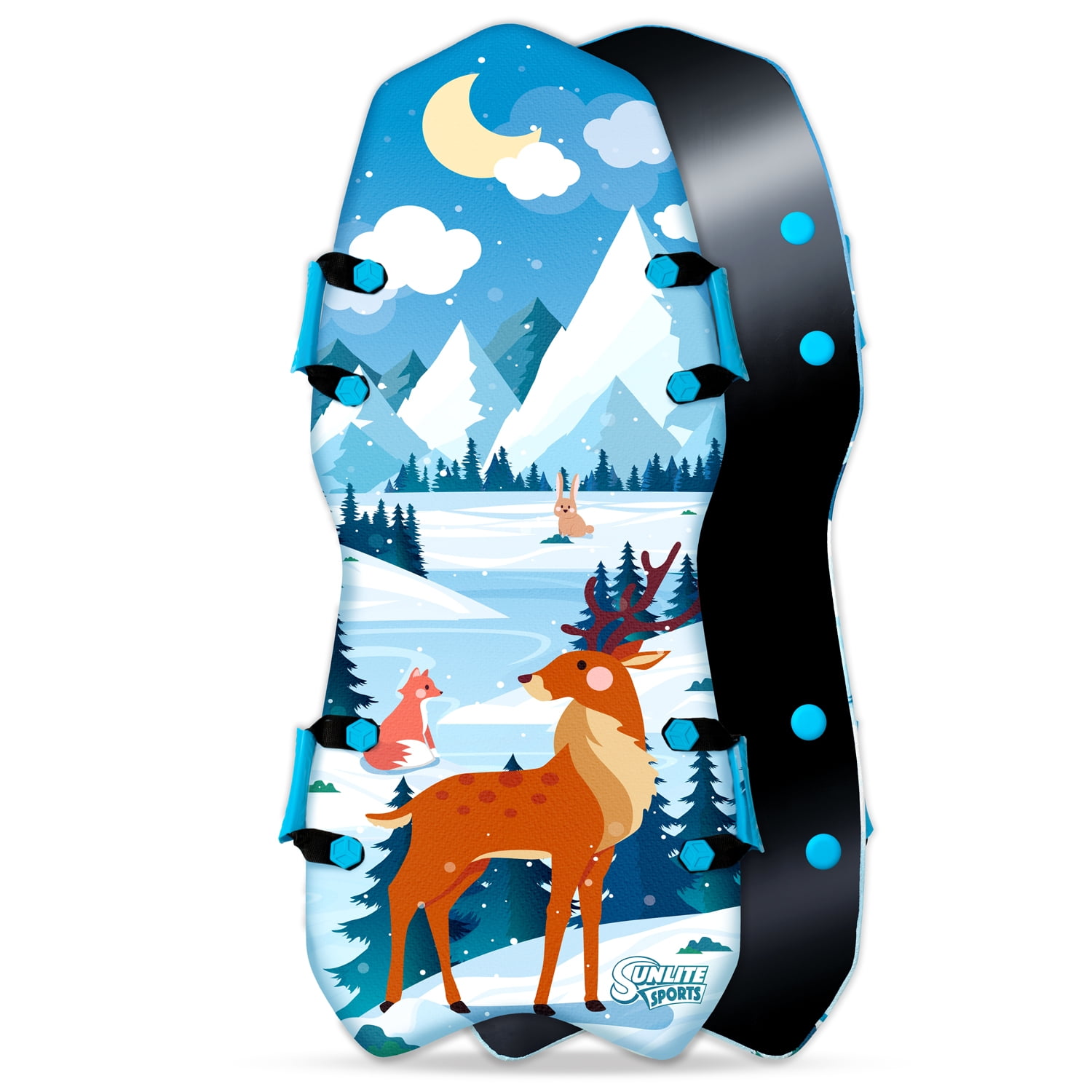 Sunlite Sports 45" Winter Wonderland Foam Snow Sled, Ultra Portable ...