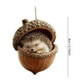 LmnLft 2026 New Forest Animal Acorn Ornaments,Cozy Forest Woodland Pine ...