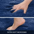 Astarin Non Slip Bathroom Rugs Large Absorbent Bath Mat With Rubber Back Machine Washable 24