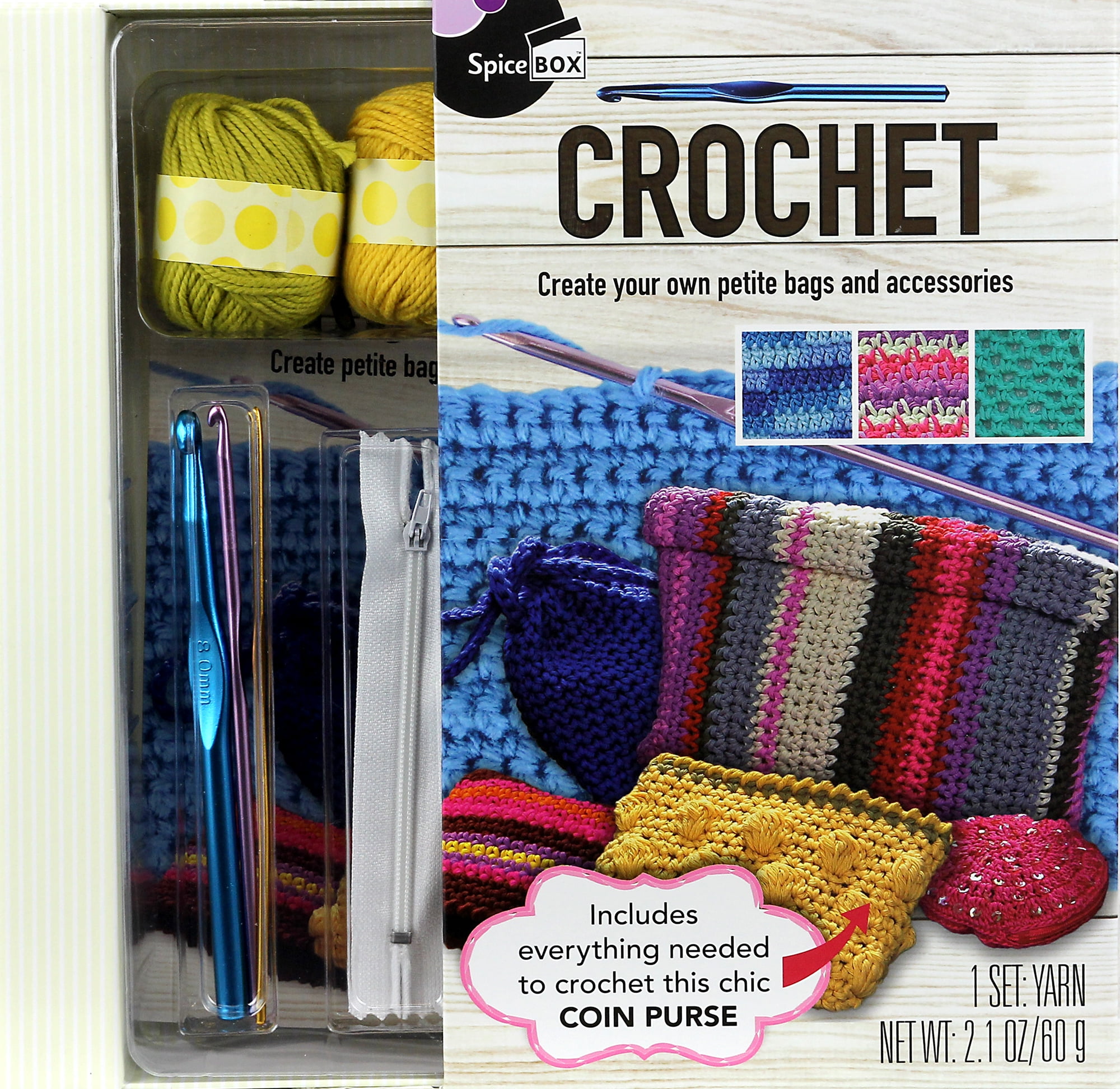 SpiceBox Adult Art Craft & Hobby Kits Gift Set Crochet - Walmart.com
