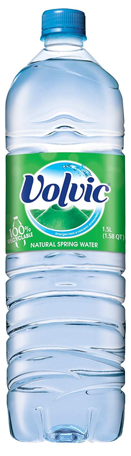 Volvic Natural Spring Water, 1.5- Liter Bottles (Pack of 12) - Walmart.com