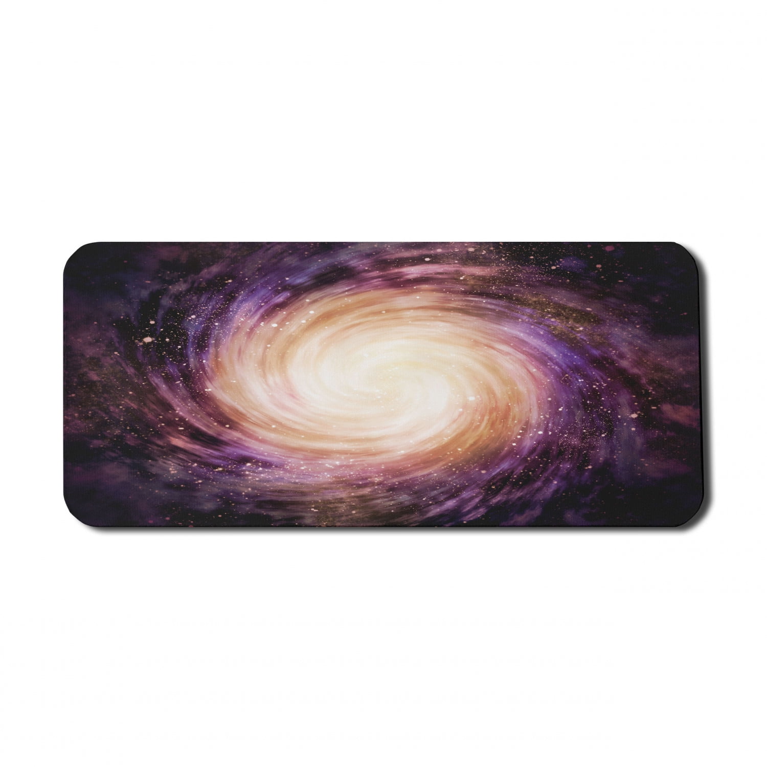 Galaxy Computer Mouse Pad, Large Pink and Purple Spiral Stardust Planet ...