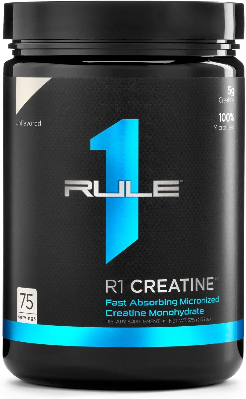 R1 Creatine, Rule 1 Proteins Brand 100% Creatine (Unflavored, 75 ...