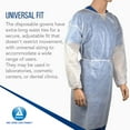 Dynarex Disposable Isolation Gowns - Full-Length PPE Hospital Gowns ...