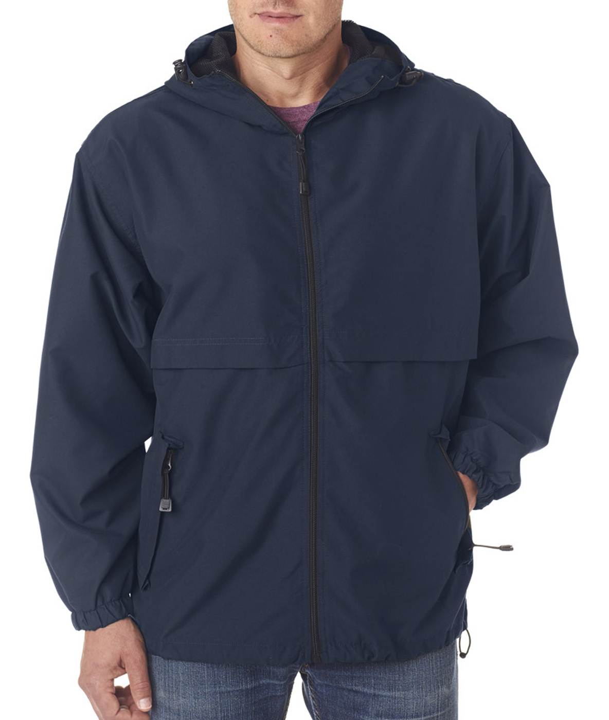 Microfiber Full-Zip Hooded Jacket - Walmart.com