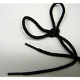 Rugged Wear Polyester Shoelaces, Black Round Boot Laces, Long Lasting ...