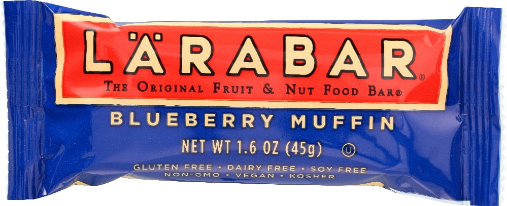 Larabar Gluten Free Bar, Blueberry Muffin, 1.6 oz Bar - Walmart.com ...