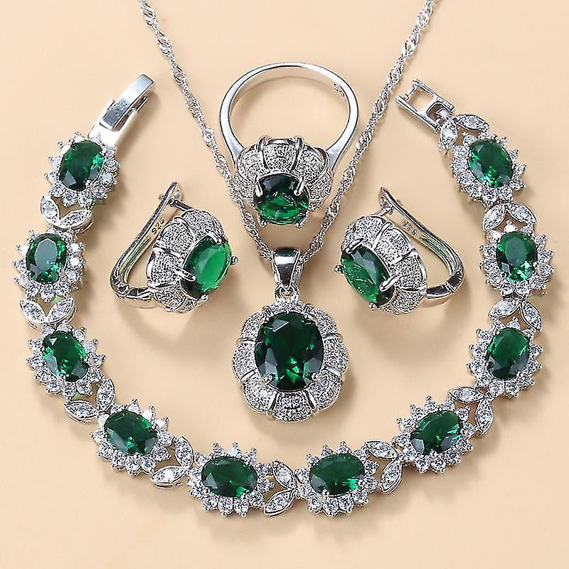 Click here for Zmleve 925 Sterling Silver Necklace And Earrings J... prices