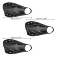 Adults Short Light Full Foot Pocket Travel Size Short Blade Fins ...