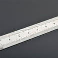 Stainless Steel Ruler Set for Measurement with Double Scale Mark Silver ...