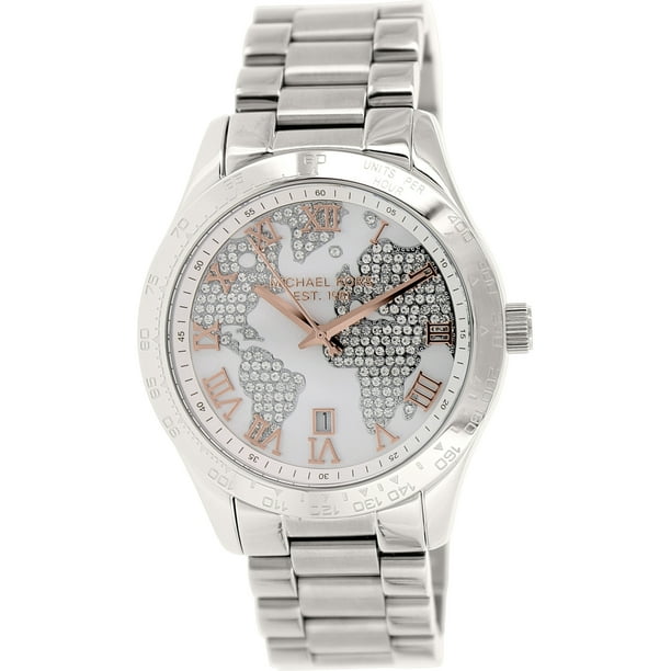Michael Kors - Michael Kors Women's Layton MK5958 Silver Stainless ...