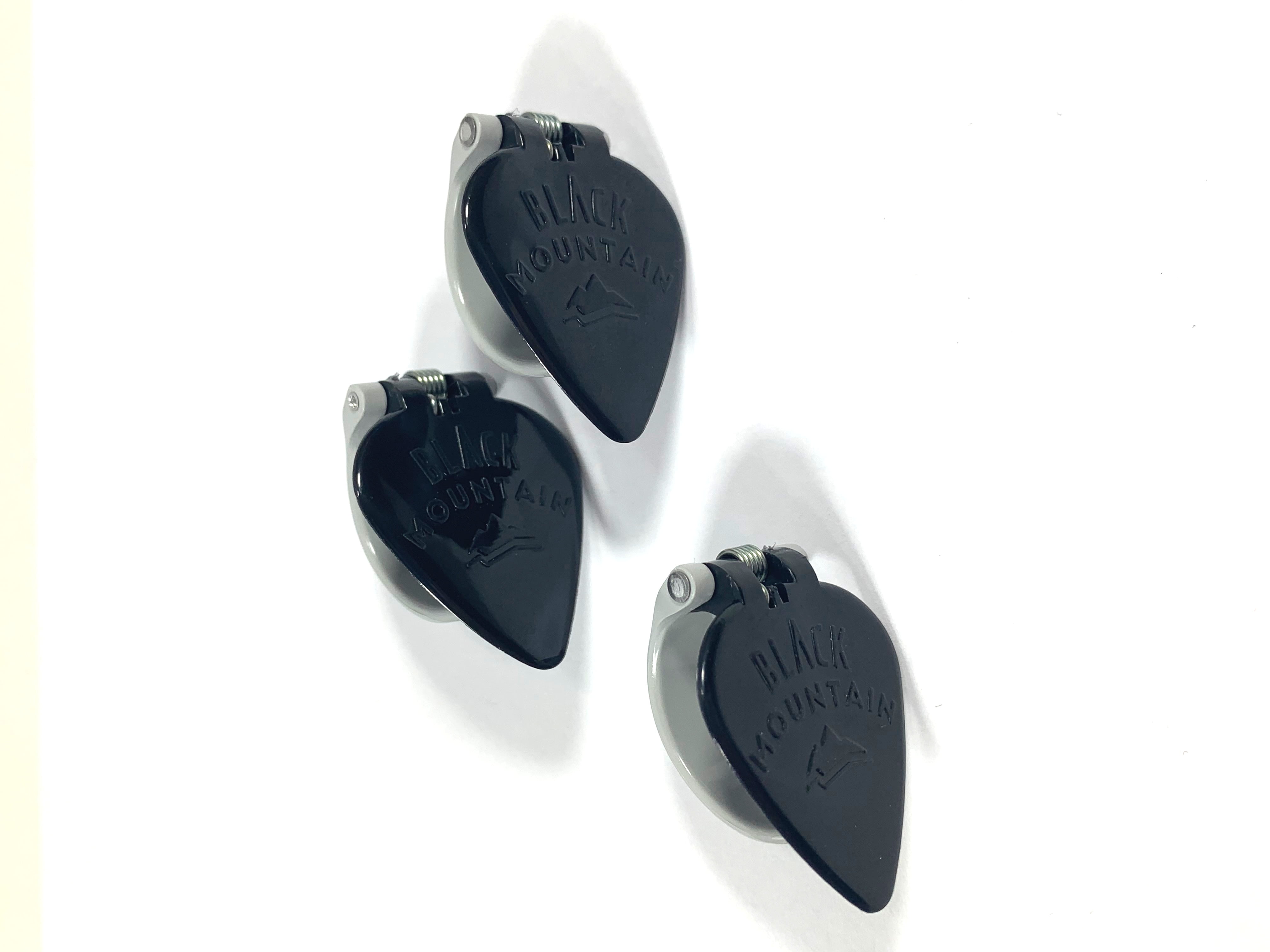 Black Mountain Thumb Pick - Three Picks - Spring Fit Medium Thumb Flat ...