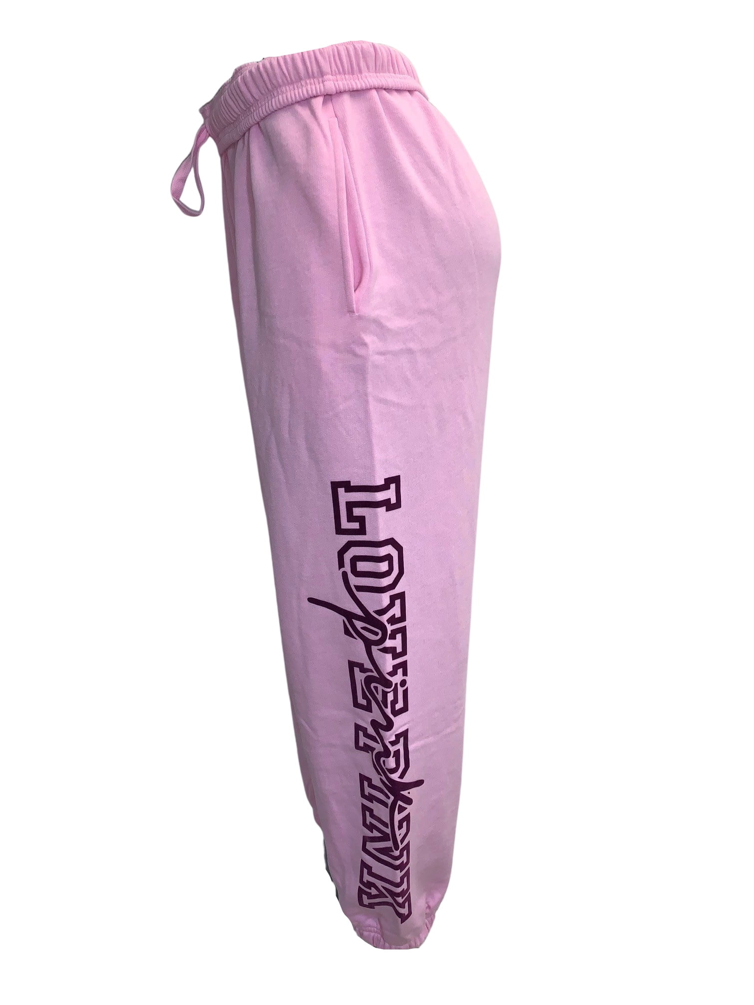 Victoria's Secret Pink Fleece Baggy Campus Sweatpants Color Pink Size ...