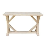 INC International Concepts Sierra Console Table - Unfinished - Walmart.com