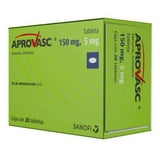 Aprovasc 150 mg/5 mg 28 tabletas | Walmart en línea