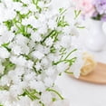 200 Pcs White Artificial Baby's Breath Flowers 11 Inch Stems Real Touch ...