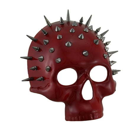 Spiked Red Half Face Skull Costume Mask Halloween | Walmart Canada