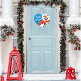 WhatSign Hello Winter Sign Heart Winter Welcome Sign for Front Door ...