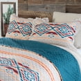 Sundance Southwest Ruffle Quilt Set - Rustic Southwestern Bedding ...