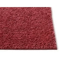 Well Woven Madison Shag Solid Area Rugs, Red - Walmart.com