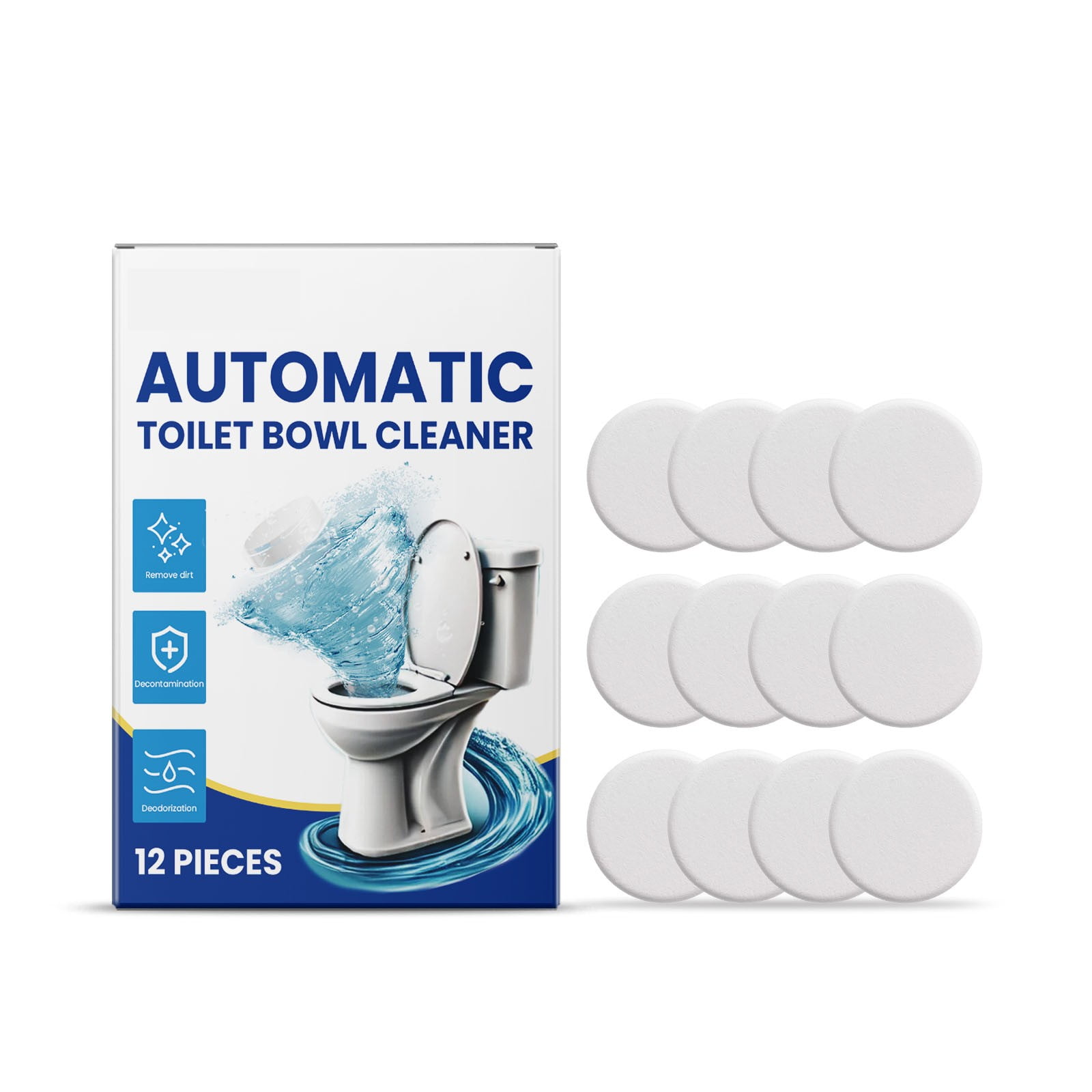Click here for Tuosodrolic Toilet Bowl Cleaner Tablets 12-Pack Su... prices
