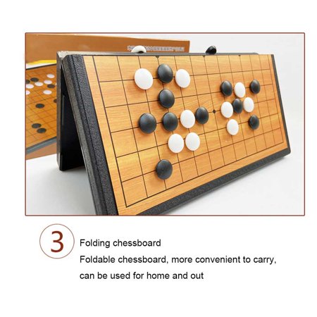 Magnetic Table Gobang Chessboard Go Chess Set Lightweight Chinese Board ...