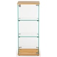 Displays2go Countertop Mounted Glass Showcase, Locking Door, Removable ...