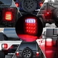 12V-24V LED Trailer Tail Lights 1 Pair with Stop, Brake, Turn, and ...