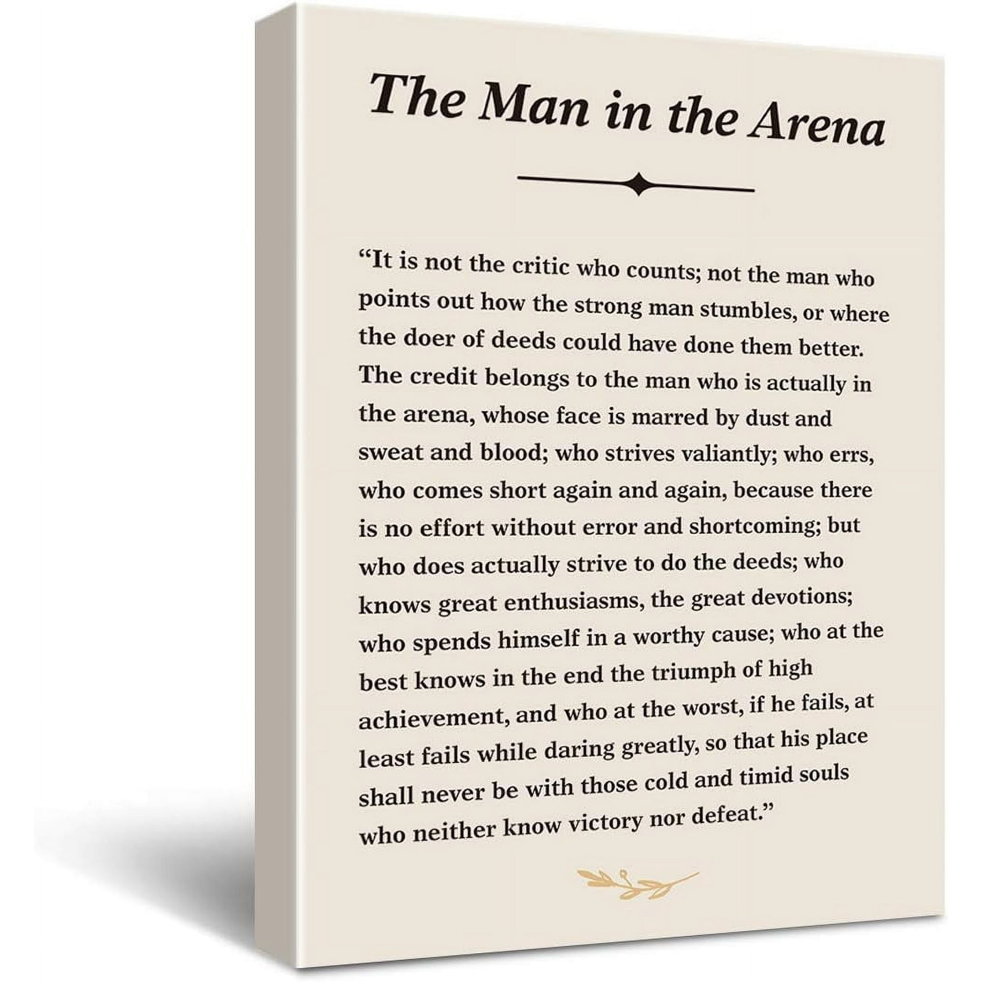 Click here for Moondawn Inspirational Theodore Roosevelt Quote Th... prices