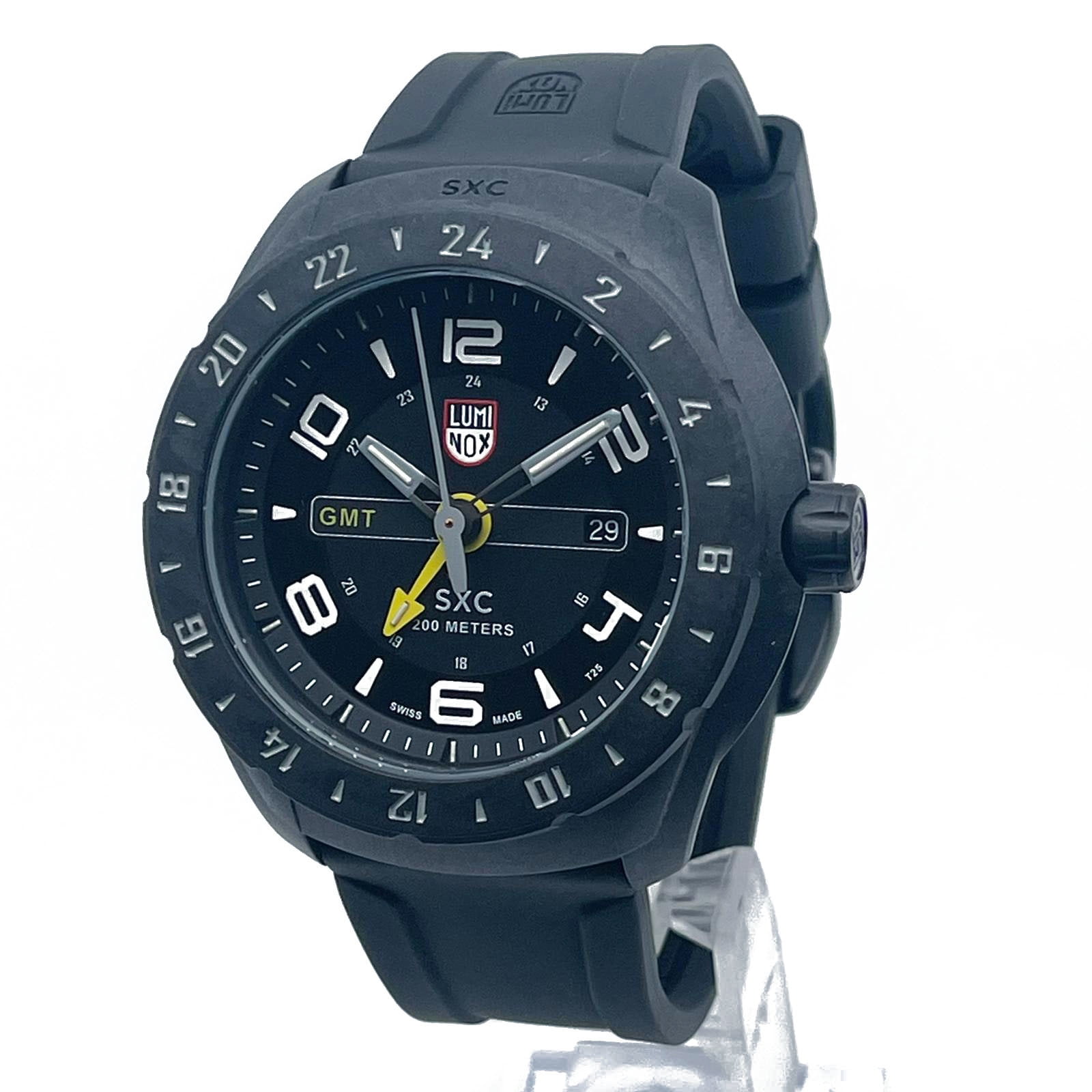 Luminox Space SXC PC Carbon GMT 46mm Black Dial Mens Quartz Watch A5021 ...