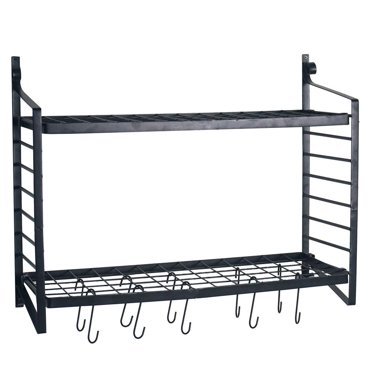 Calphalon 18" X 36" Hanging Pot Rack, Stainless Steel - Walmart.com