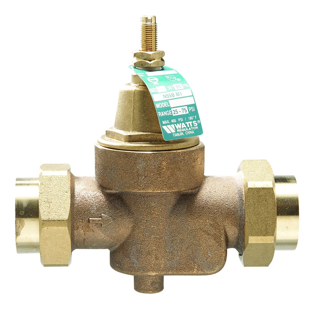 Watts 0009589 3/4" Lead Free Water Pressure Reducing Valve - Walmart ...