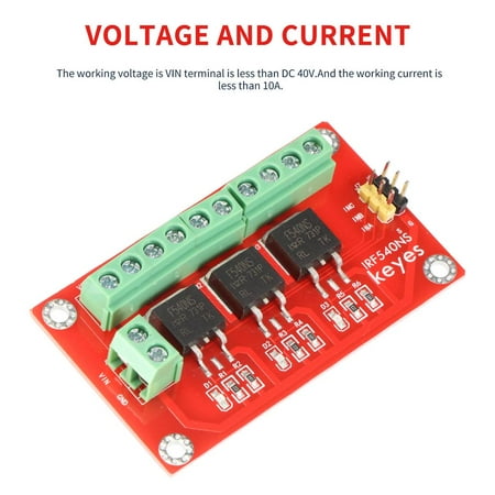 Mos Tube Module FR-4 FET Module DC 40V 3 Channels FET Module Red Field ...