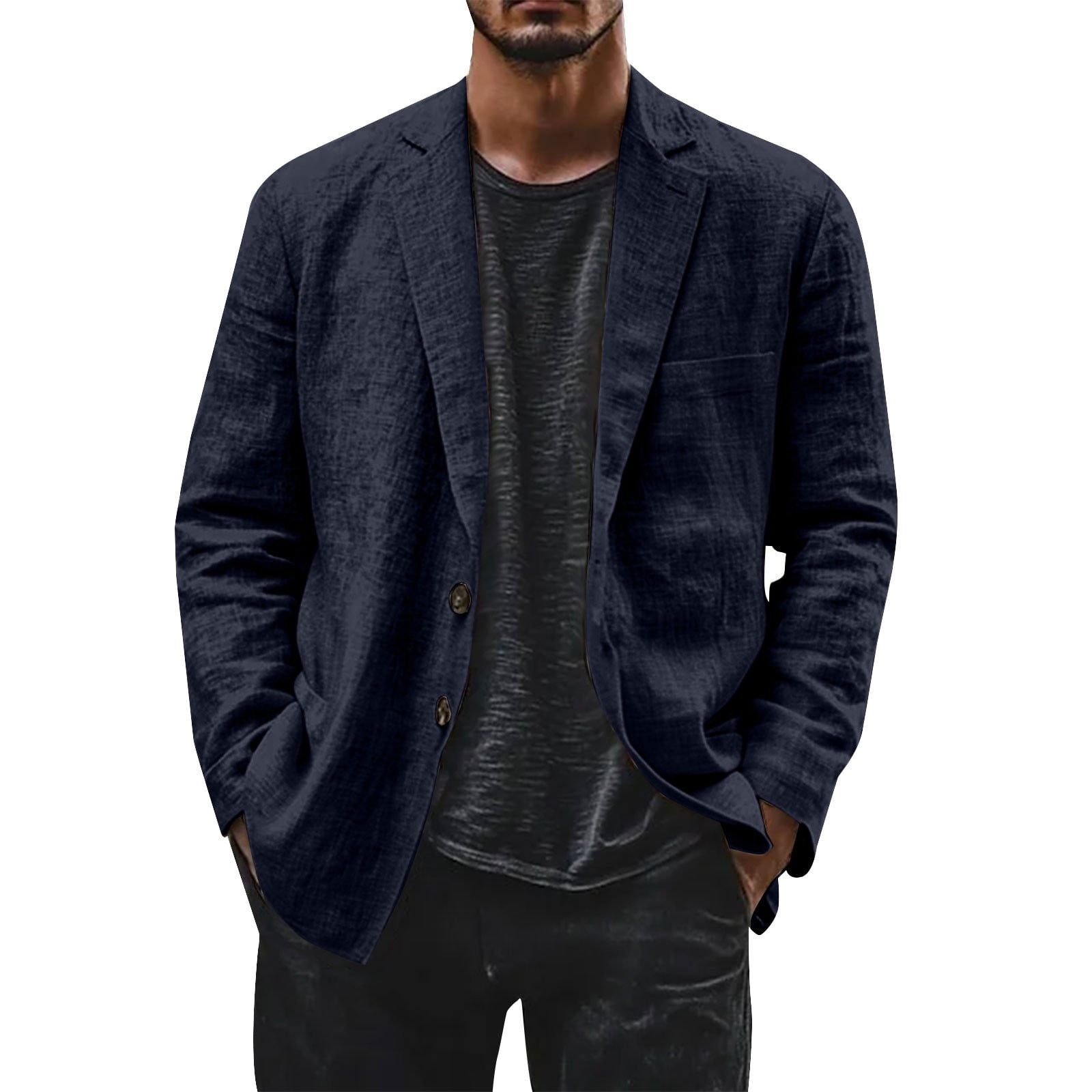 Click here for Breezora Mens Casual Lightweight Jacket Sport Blaz... prices