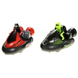 Speed Racers Set of 2 Stunt Remote Control RC Battle Bumper Cars With ...