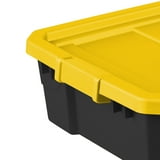 Sterilite 10 Gallon Stacker Tote Plastic, Yellow Lily - Walmart.com