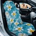 Bulopur Tropical Front Car Seat Cover Towel for Women Plumeria ...