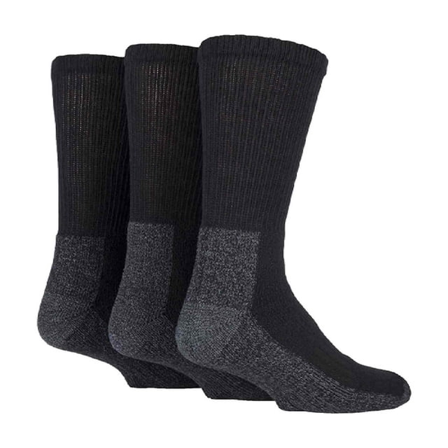 Workforce - Mens 3 Pack Heavy Duty Work Socks for Steel Toe Boots ...