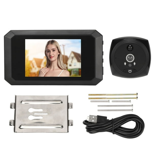 Home Video Doorbell,Smart Visual Doorbell 3.97inch Digital Door Viewer ...