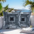 3D Optical Illusion Outdoor Pillow Covers 18x18 Inch Throw Pillow ...