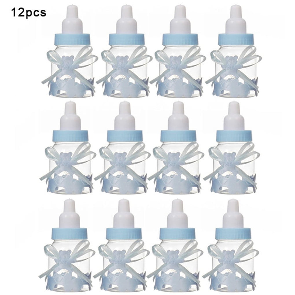 Justhard 12Pcs Fillable Bottles Candy Box Baby Shower Packaging Case ...