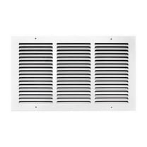 Tru Aire Steel Return Air Grille, 10 in. H x 18 in. W, 1-Way Air ...