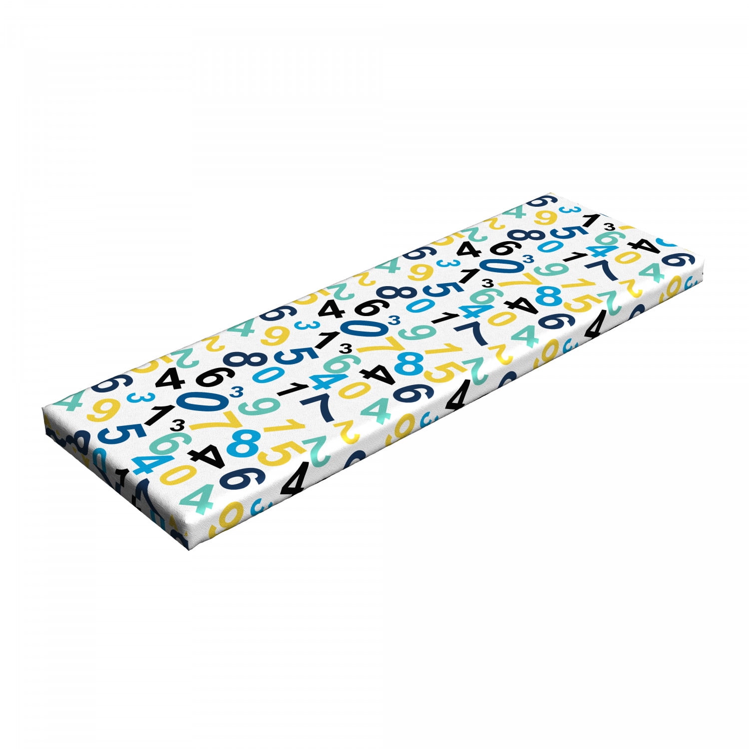 Numbers Bench Pad, Math Themed Numbers Pattern Algebra School Learning ...