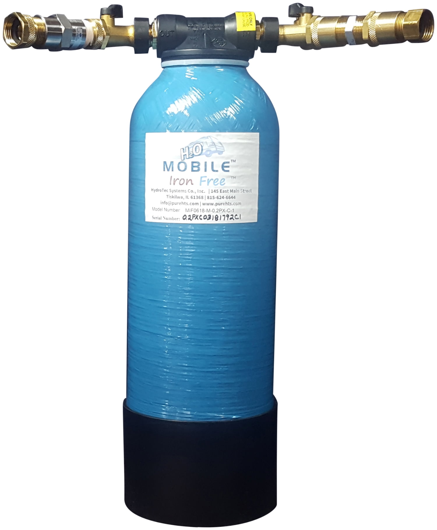 Portable, 1 gpm Chemical Free-Iron, Water Filter, Removes Iron, Sulfur ...