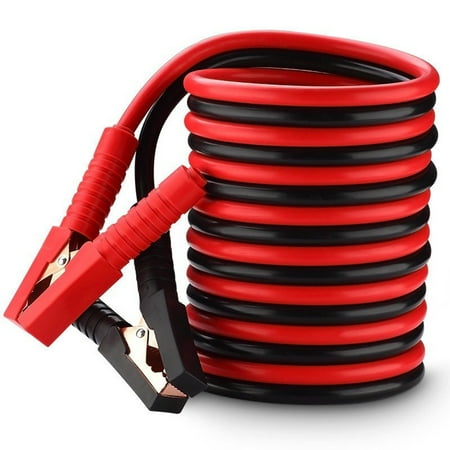 Jumper Cables with Full Insulated Cover Clamps Fine Copper Cable ...