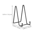 FRCOLOR 2 Pcs Photo Frame Stand Display Tall Easel for Table Top ...