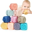 Fisher-Price Baby's First Blocks: 10-Piece Stack & Sorter Toy with ...