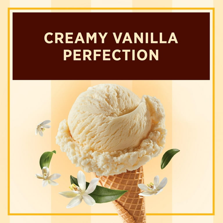 Edy s Dreyer s Slow Churned Classic Vanilla Light Ice Cream 1.5 Qt Walmart